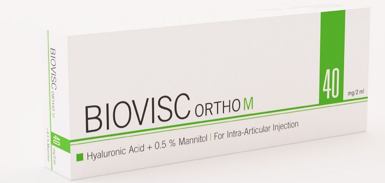 Biovisc Ortho M 2 % kwas hialuronowy Plus Mannitol - 2 ml - 1 ampułko ...